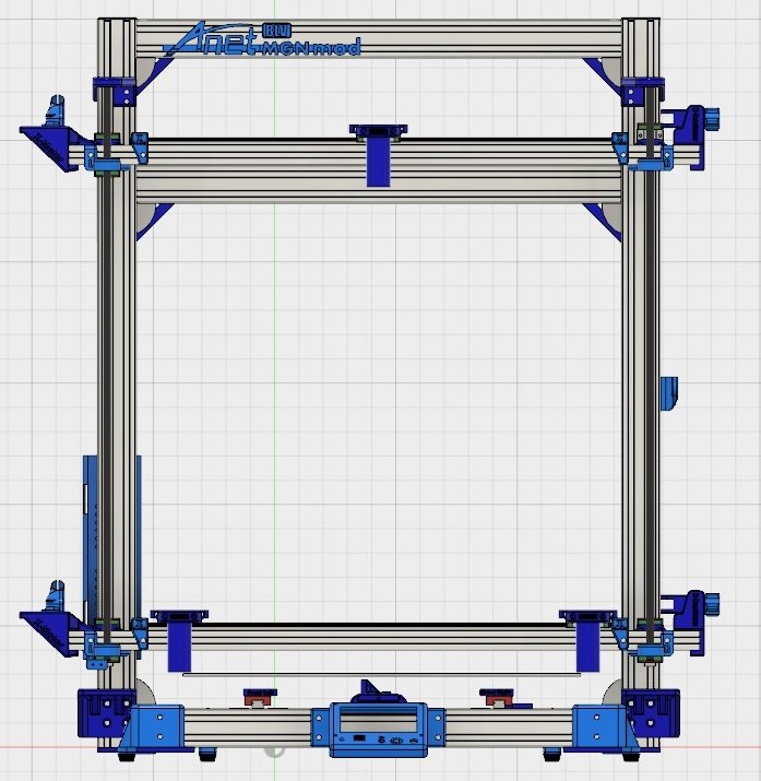 Mounting a 3D printer AM8 MGN12 BLV - Systéal